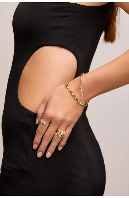 Bony Levy Liora Graduated Diamond Bangle Bracelet - 18k Yellow Gold
