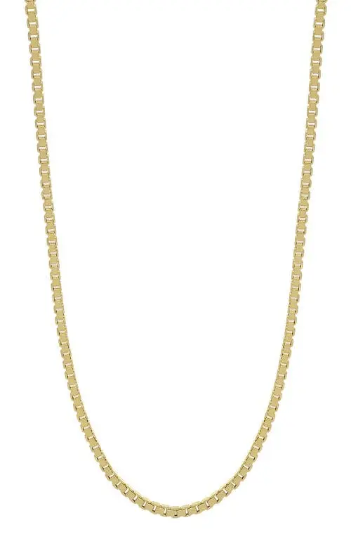 Bony Levy 14k Gold Box Chain Necklace - 14k Yellow Gold