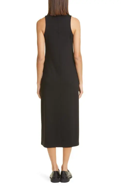 Vince Sleeveless Mock Neck Midi Dress
