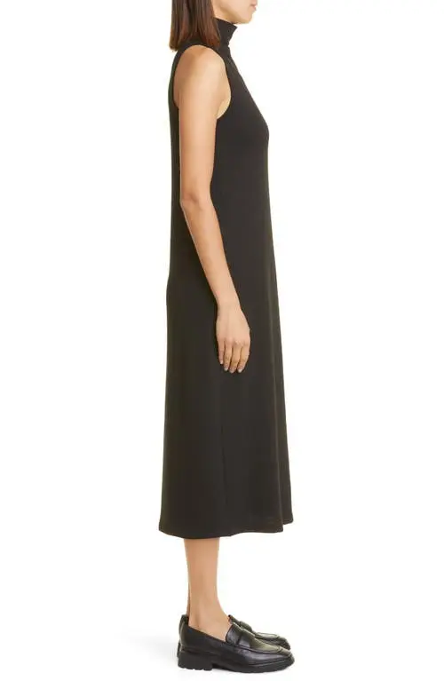Vince Sleeveless Mock Neck Midi Dress