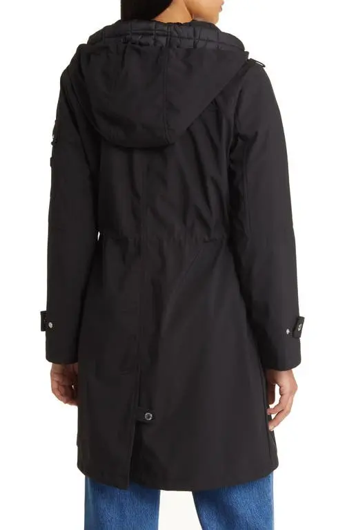 Sam Edelman Water-resistant Rain Jacket With Bib