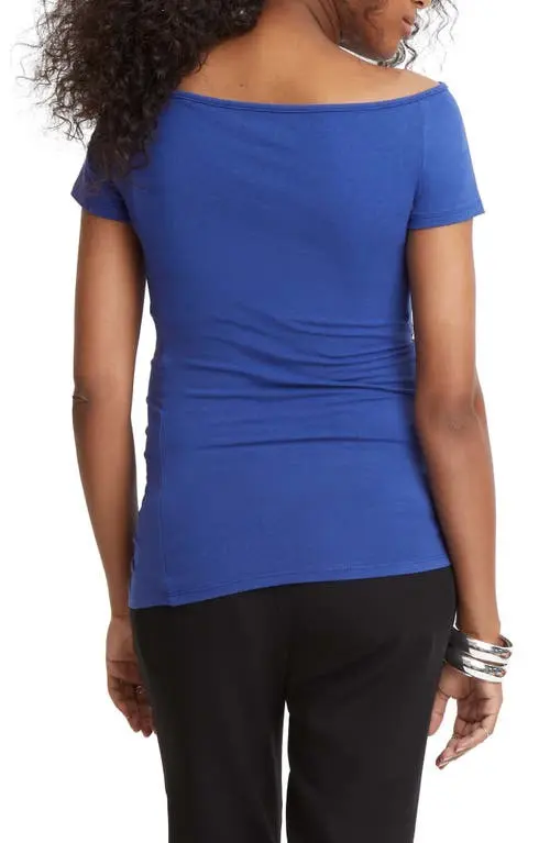 STOWAWAY COLLECTION Maternity Nursing Top - Sapphire
