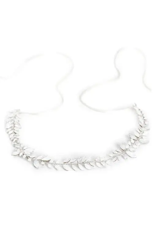 Brides & Hairpins Paris Opal & Crystal Halo - Silver