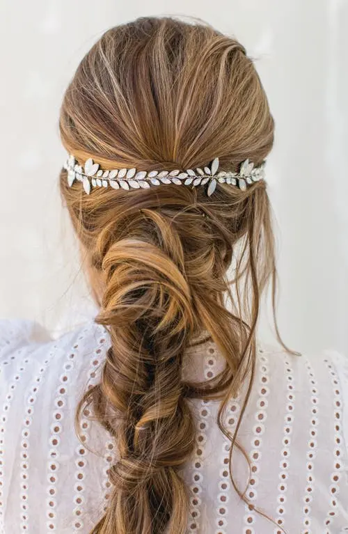 Brides & Hairpins Paris Opal & Crystal Halo - Silver