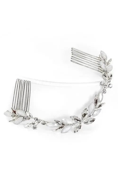 Brides & Hairpins Monroe Halo Comb - Silver