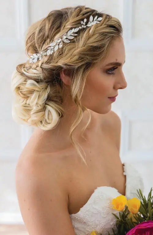 Brides & Hairpins Monroe Halo Comb - Silver