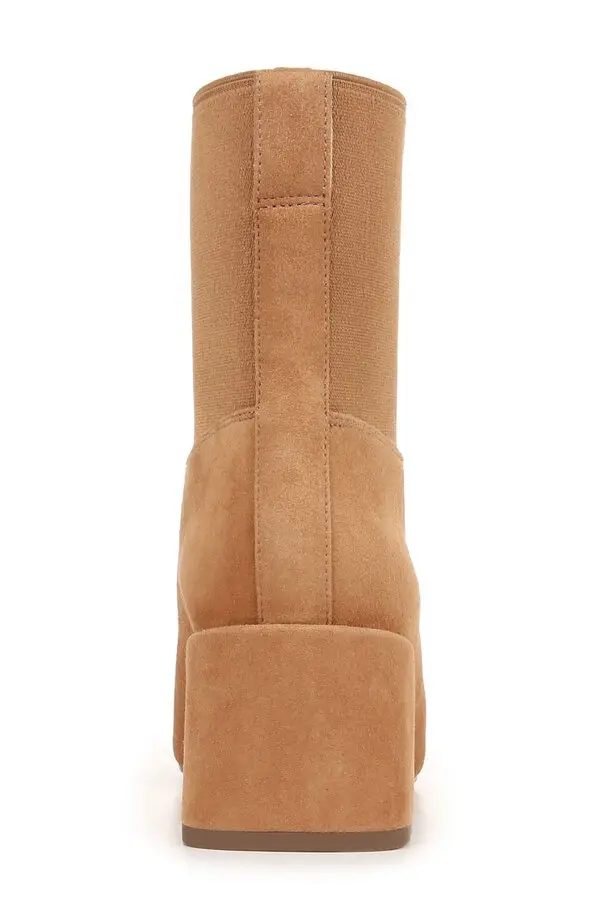 Vince Kimmy Suede Booties - Tan