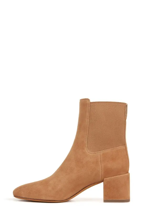 Vince Kimmy Suede Booties - Tan