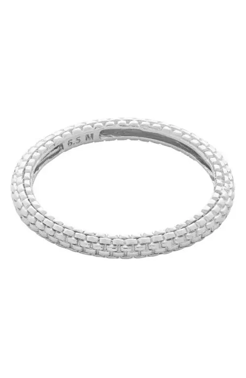 Monica Vinader Heirloom Stacking Ring - Sterling Silver
