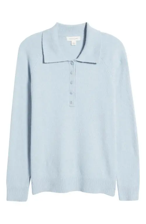 Treasure & Bond Cotton Blend Polo Sweater