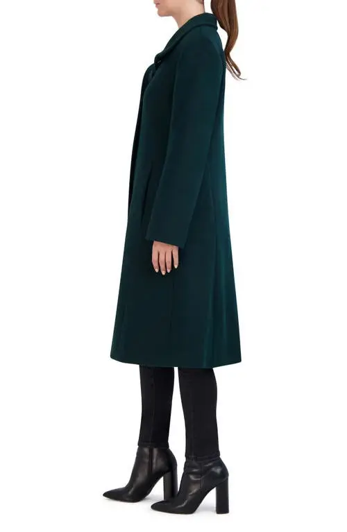 Cole Haan Longline Wool Blend Coat