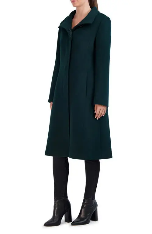 Cole Haan Longline Wool Blend Coat