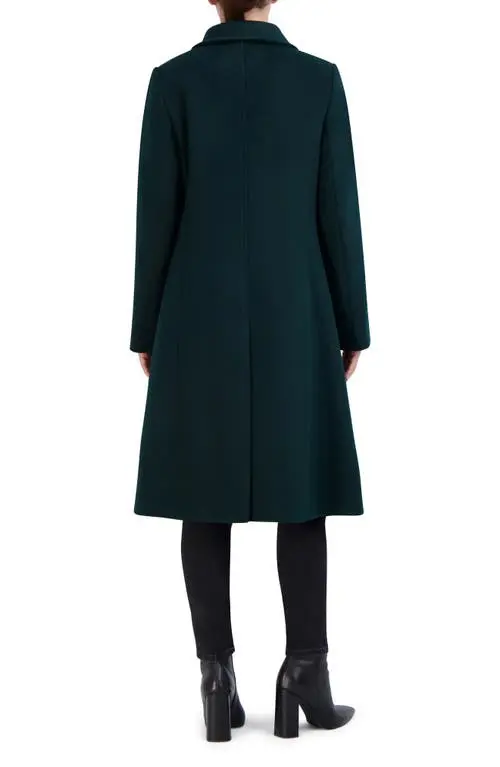 Cole Haan Longline Wool Blend Coat
