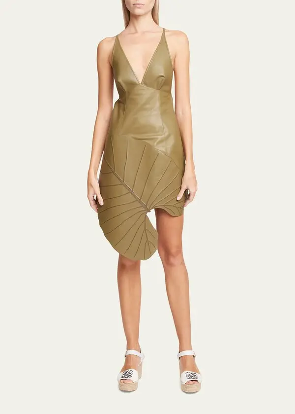chinese dress ladies Loewe Leather Dress – Anthology of Style main image 1