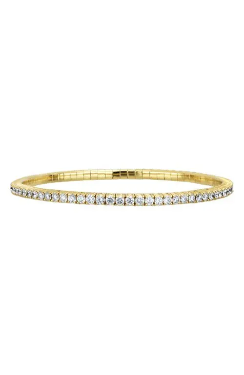 Bony Levy Audrey Stretchy Diamond Bangle - 18k Yellow Gold