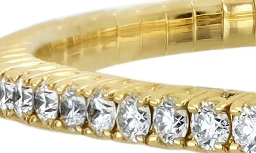 Bony Levy Audrey Stretchy Diamond Bangle - 18k Yellow Gold