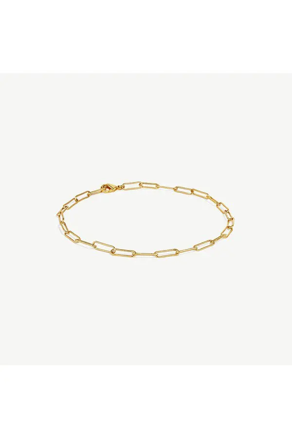SOKO Mini Ellipse Link Anklet - Gold