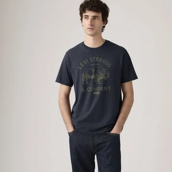 LEVI'S Classic Graphic T-shirt - Buffalo Dress Blues