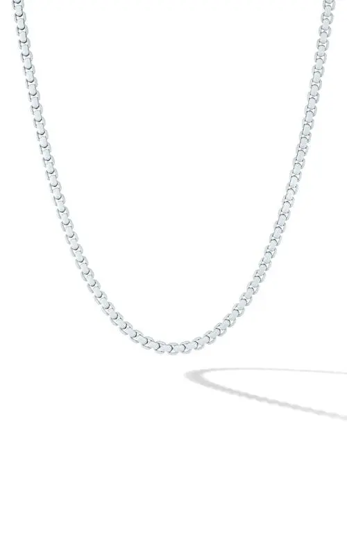David Yurman Dy Bel Aire Color Box Chain Necklace - Silver