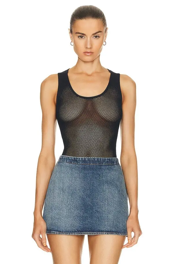 Alaïa Fishnet Bodysuit