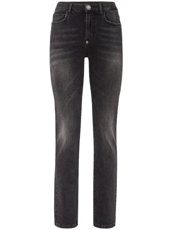 Philipp Plein Mid-rise Straight-leg Jeans