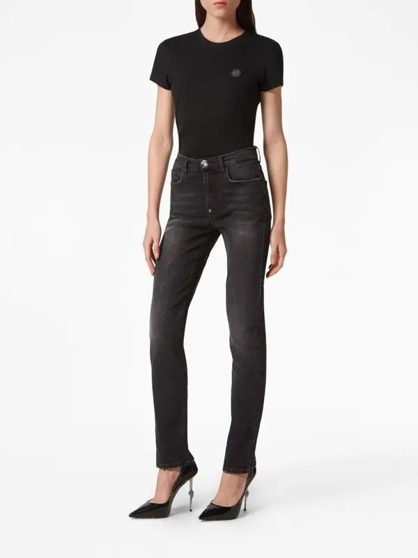 Philipp Plein Mid-rise Straight-leg Jeans