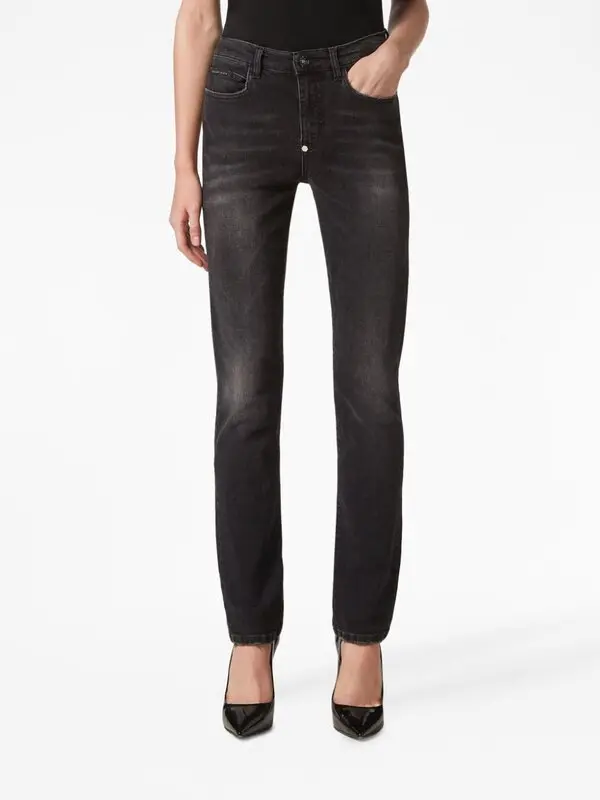 Philipp Plein Mid-rise Straight-leg Jeans