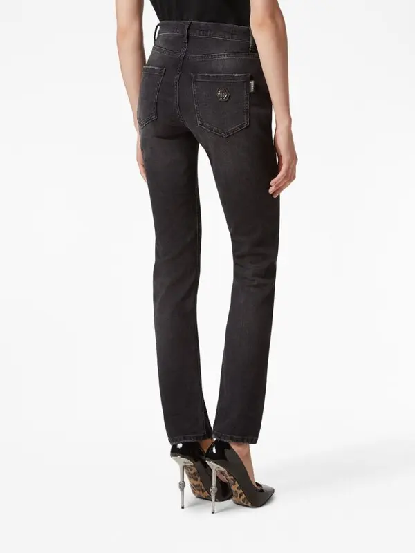 Philipp Plein Mid-rise Straight-leg Jeans