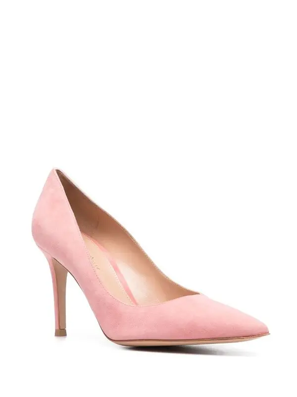 GIANVITO ROSSI 90mm Pointed Pumps - Pink