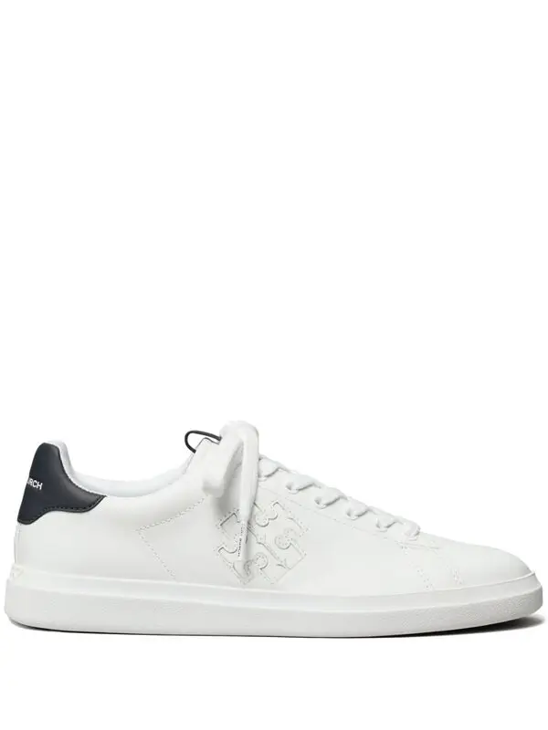 Tory Burch Double T Howell Court Sneakers - White