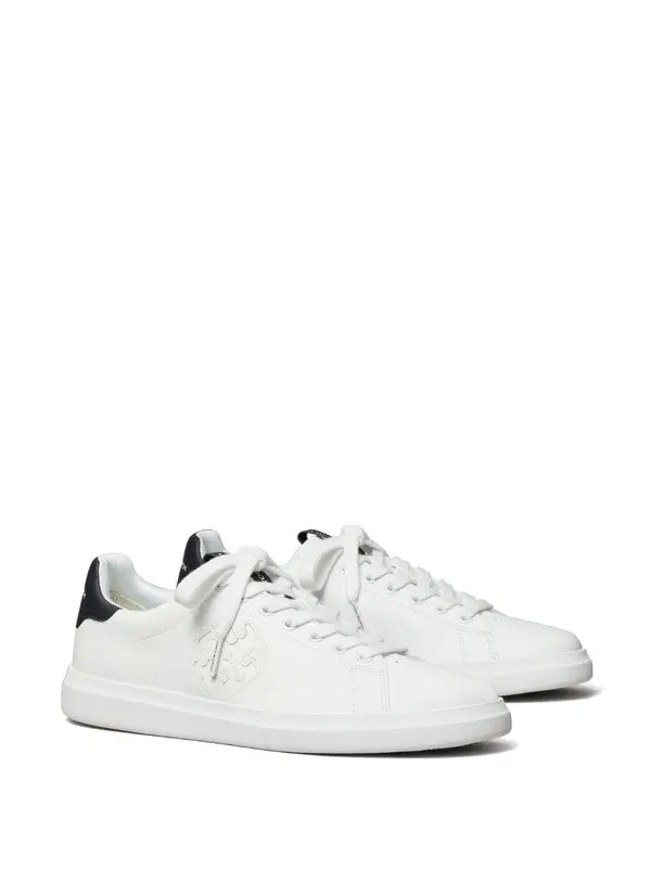 Tory Burch Double T Howell Court Sneakers - White