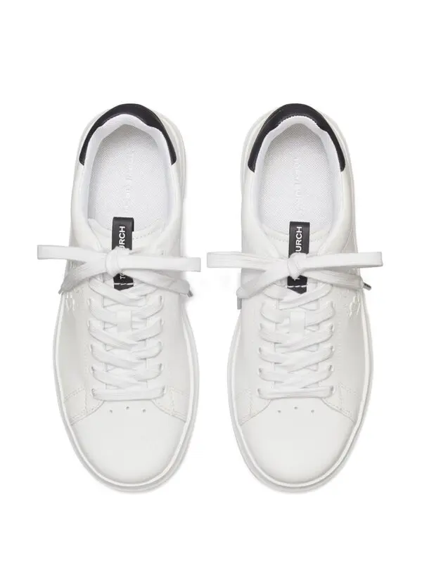 Tory Burch Double T Howell Court Sneakers - White