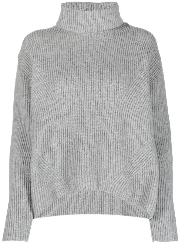 Pinko Roll-neck Ribbed Jumper
