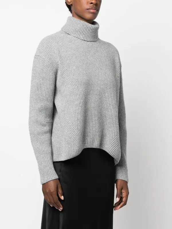 Pinko Roll-neck Ribbed Jumper