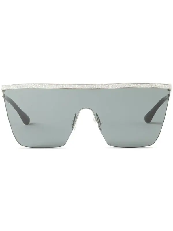 JIMMY CHOO Oversize-frame Sunglasses - Silver