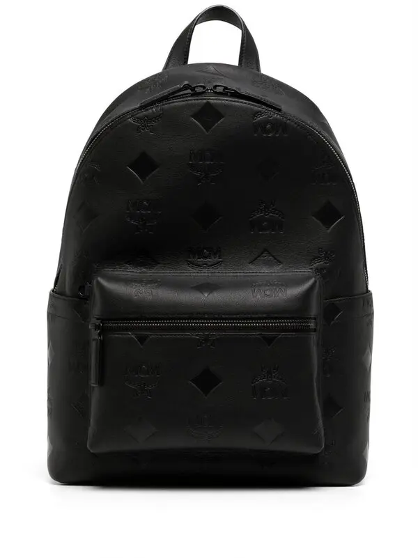 Mcm Stark Leather Backpack