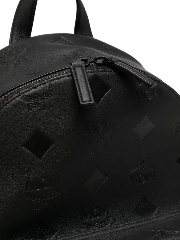 Mcm Stark Leather Backpack