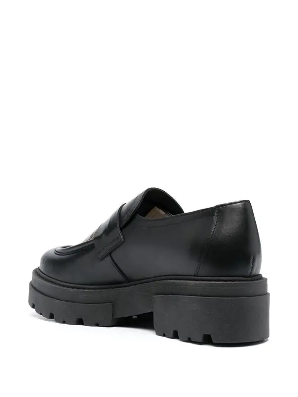 Fabiana Filippi Bead-embellished Loafers