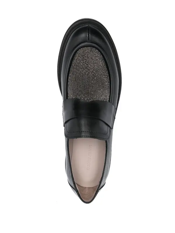 Fabiana Filippi Bead-embellished Loafers