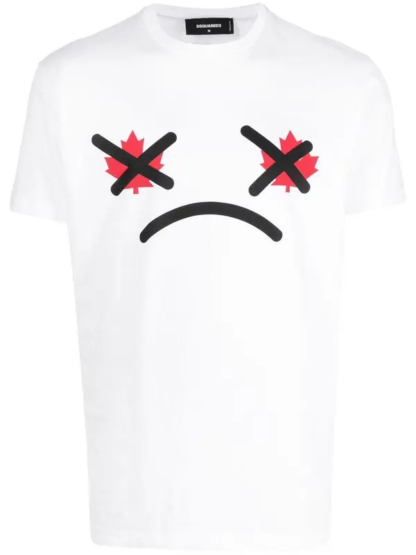 Dsquared2 Graphic-print Short-sleeve T-shirt - White