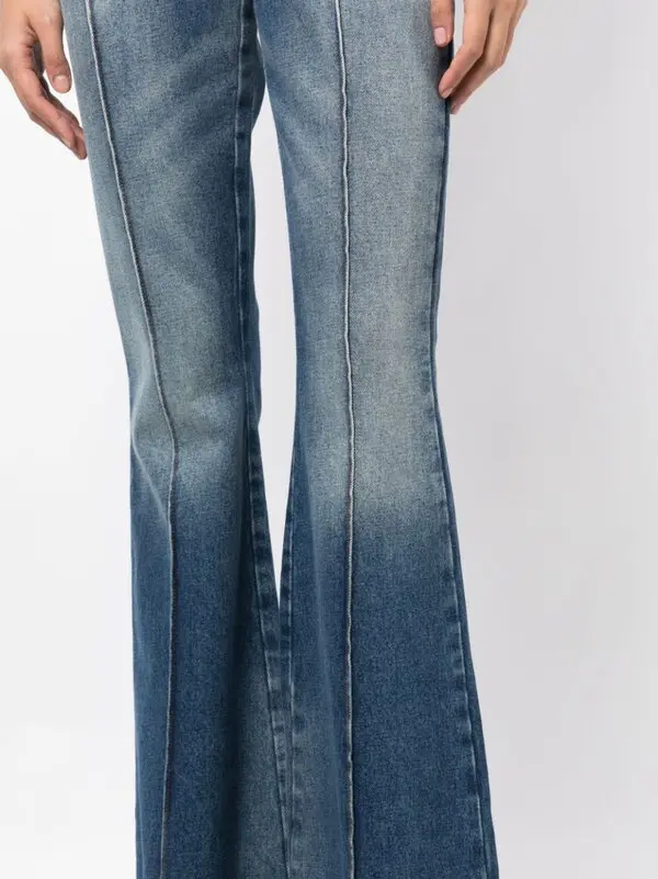 Balmain High-waisted Flared Jeans