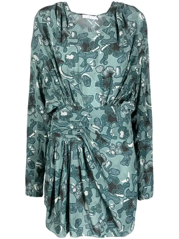 IRO PARIS Fontana Printed Mini Dress