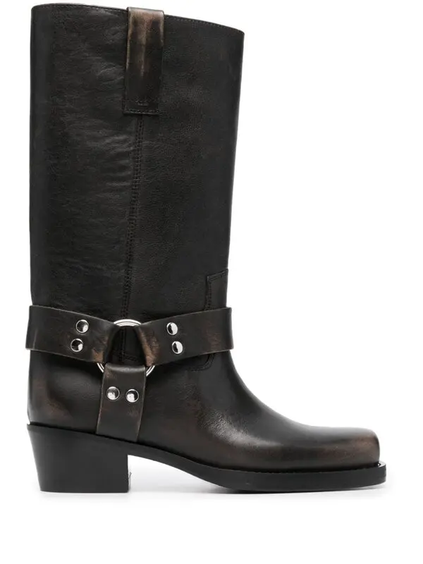 Paris Texas Roxy 45mm Leather Biker Boots