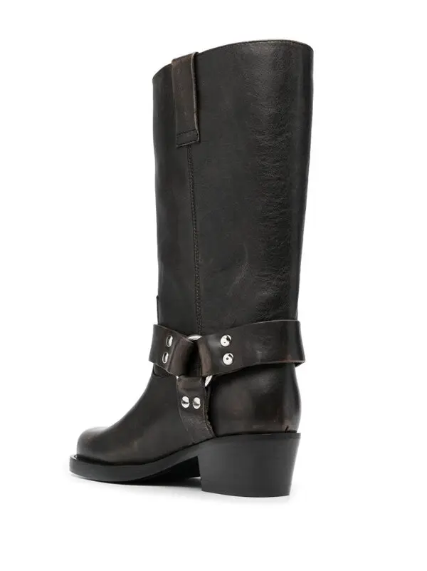 Paris Texas Roxy 45mm Leather Biker Boots