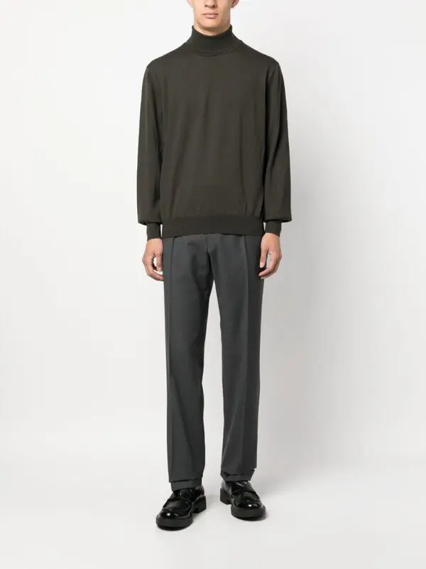 Canali Straight-leg Wool Trousers