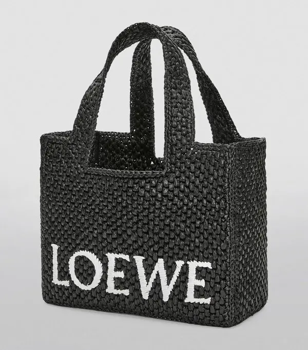 Loewe X Paula's Ibiza Small Font Tote Bag - Black