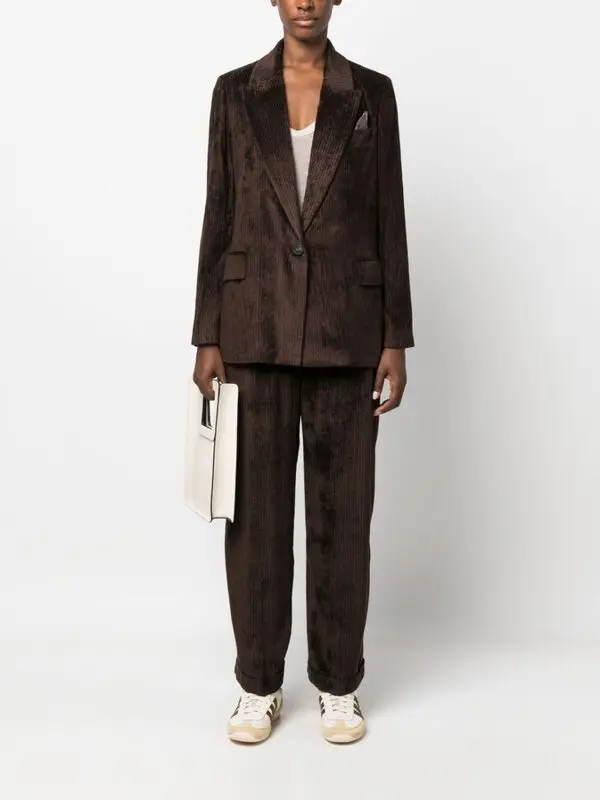 Peserico Corduroy Wide-leg Trousers