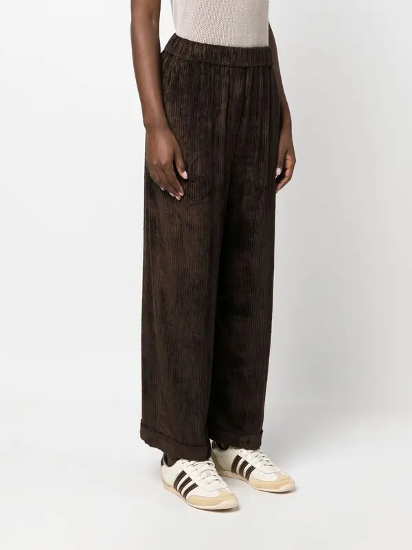Peserico Corduroy Wide-leg Trousers