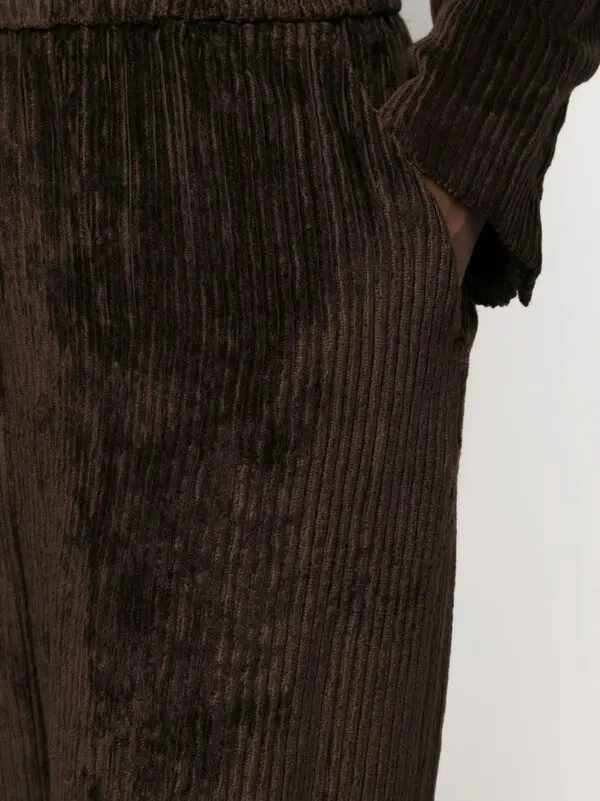 Peserico Corduroy Wide-leg Trousers
