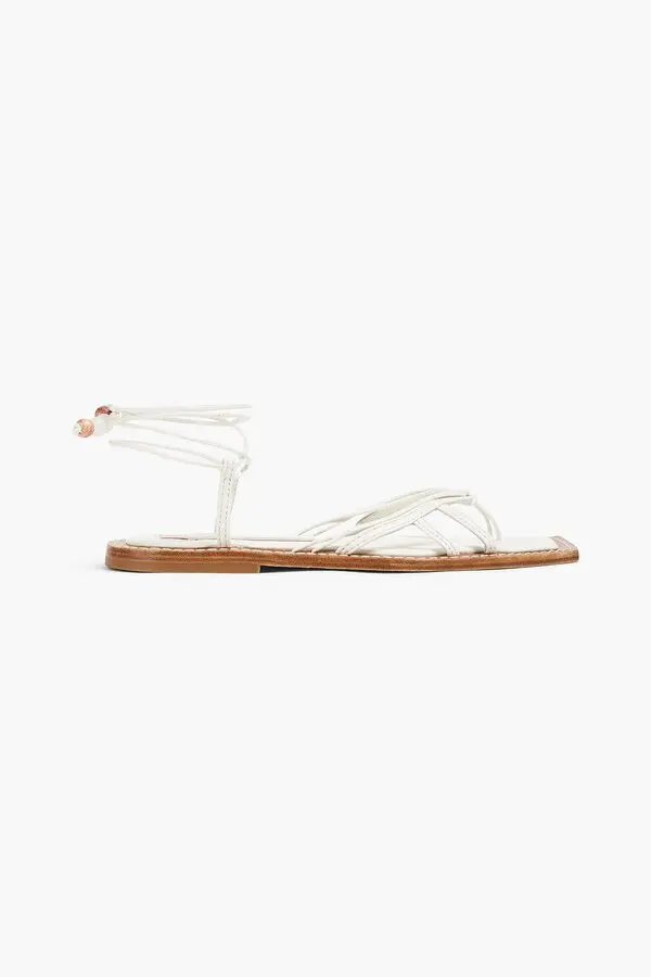 Zimmermann Leather Sandals - Off-white